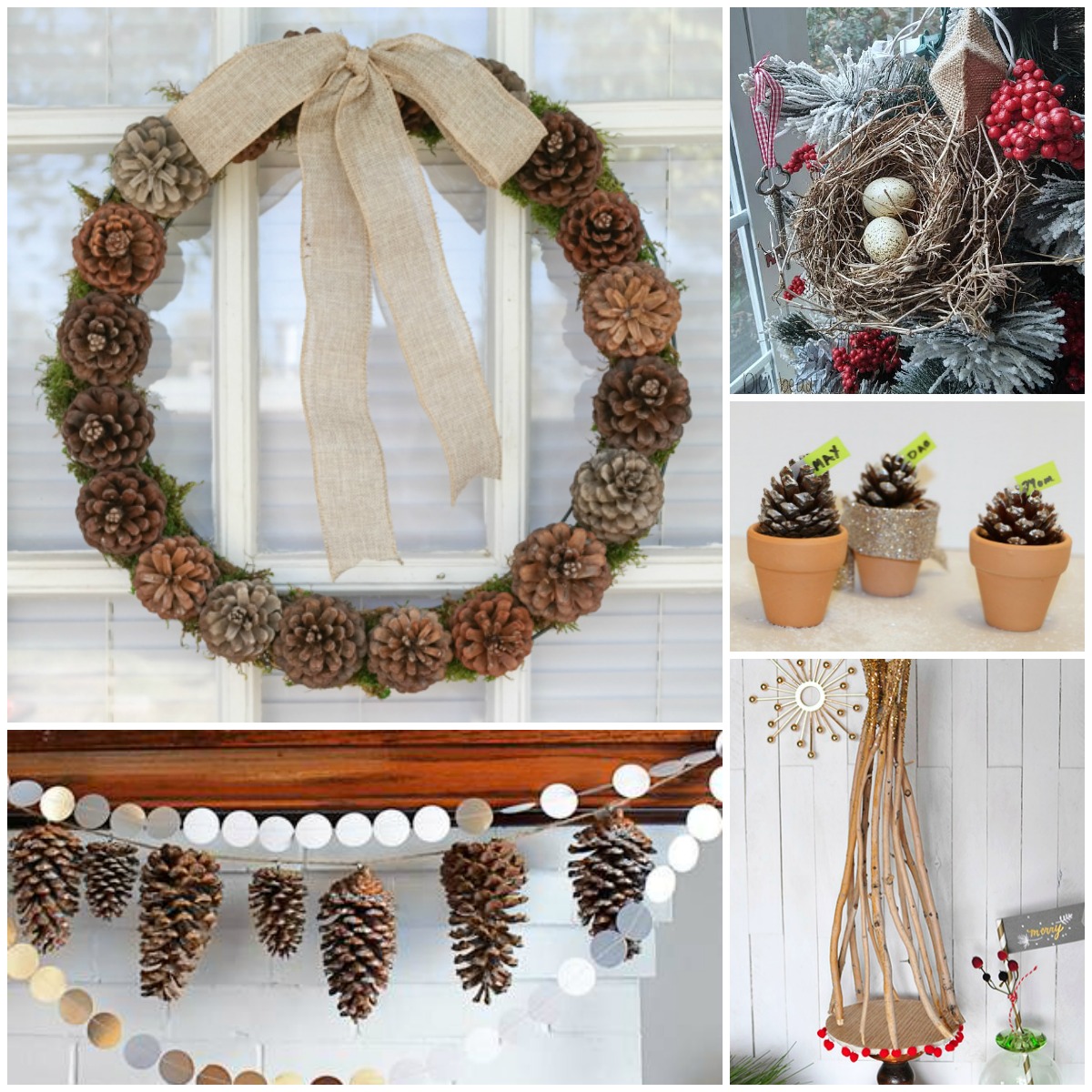 Natural Christmas Decor Ideas aka Free Christmas Decorations