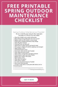 What yard and home clean-up tasks do you do each spring? Anything to ...