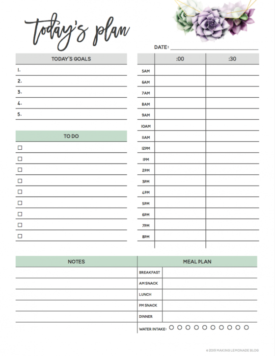 It's Here! Get Your FREE 2020 Printable Planner! - Making Lemonade