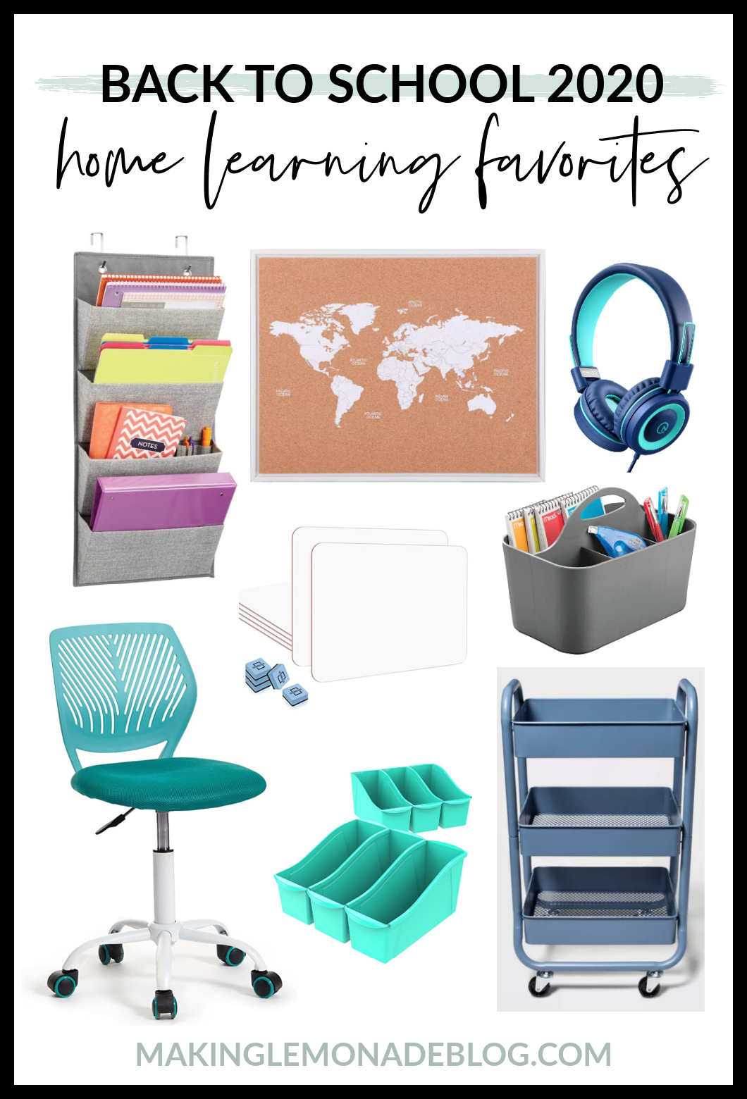 Back to School: Favorites for Setting Up a Home Learning Space - Making ...
