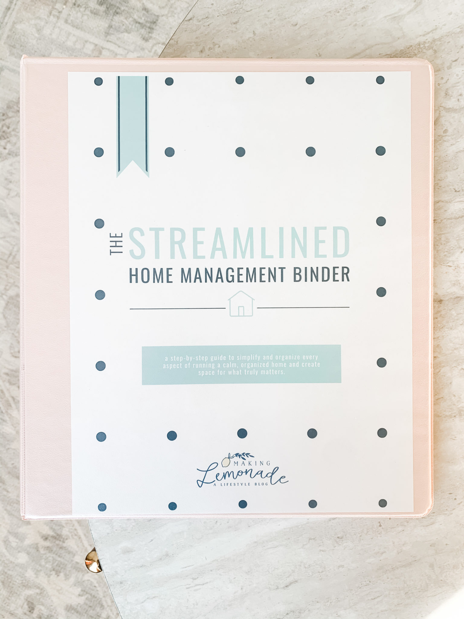 Get Organized With The Streamlined Home Management Binder - Making Lemonade